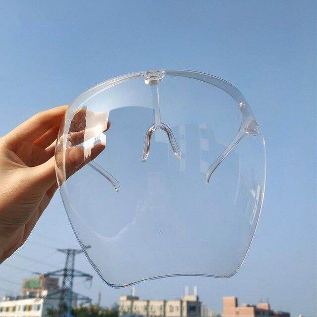 HM55 แว่นเฟซชิลด์ Face shield อุปกรณ์ป้องกัน กันน้ำลาย แว่นป้องกันฝุ่น ...