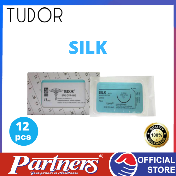 TUDOR SUTURE SILK 2-0 WITHOUT NEEDLE (12 PCS) | Lazada PH