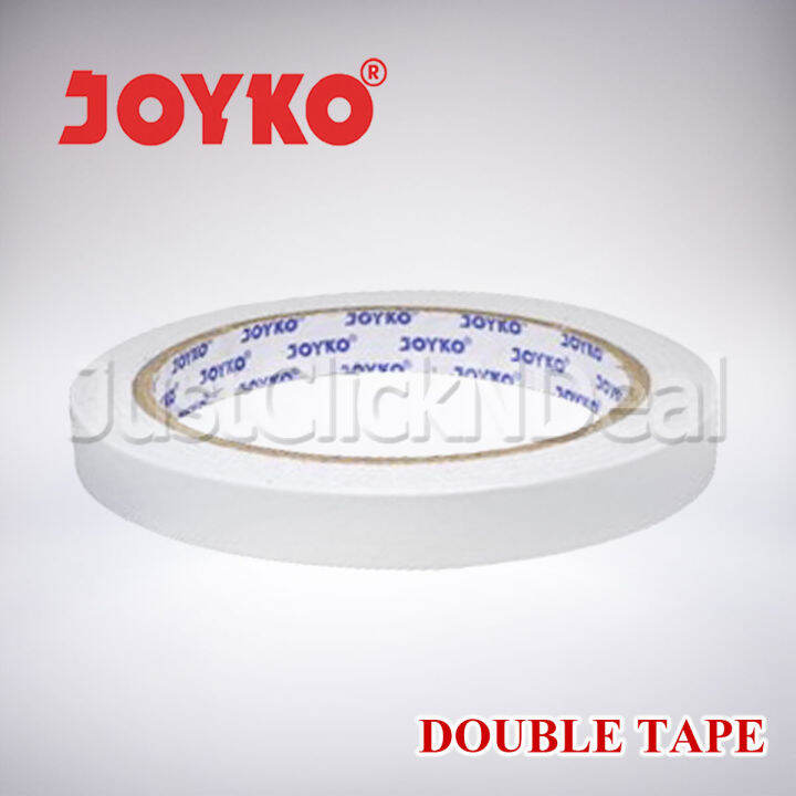 Joyko Double Tape 6 12 24 48 mm 15 Yard Isolasi Dobel Tip 2 Sisi ...