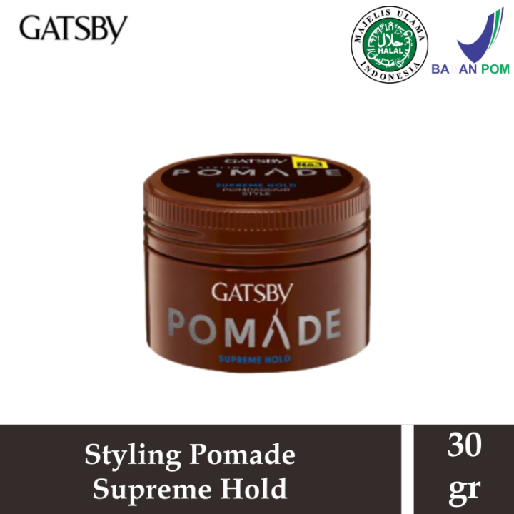 Gatsby Styling Pomade Supreme Hold 30gr / 75gr - Minyak Rambut | Lazada ...