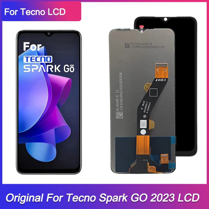 Original For Infinix Tecno Spark Go 2023 LCD Screen Touch Display Digitizer Assembly Pop 7Pro ...