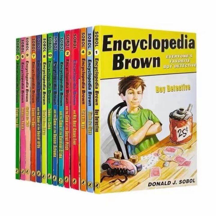 Encyclopedia Brown 14 books set English Detective Novel book for ...