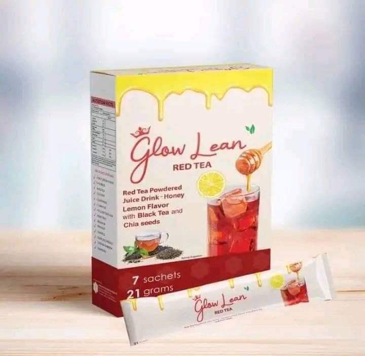 Glow Lean Red Tea 15 in 1 Slimming, Whitening and Anti-aging Drink 7 ...