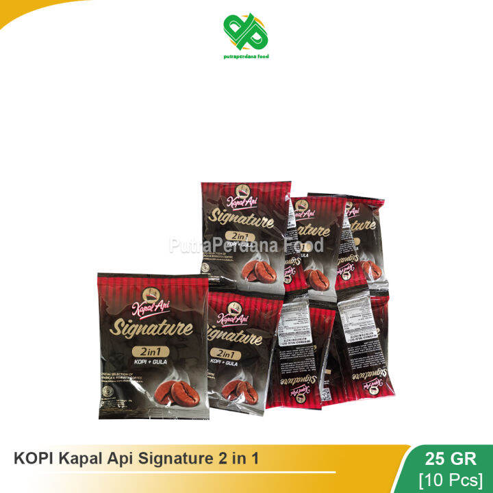 KOPI Kapal Api Signature 2 in 1 25gr (10 Pcs) | Lazada Indonesia