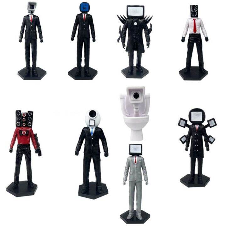 AIRABELLE Monitor Cameraman Toilet Man Action Figure Skibidi Toilet ...