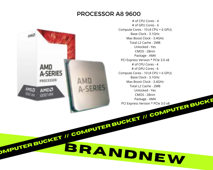 PROCESSOR A8 9600 | Lazada PH