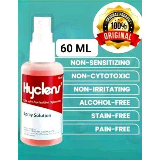 Hyclens Spray Solution contains 0.2 exp 2025Chlorhexidine QUICKHEAL ...