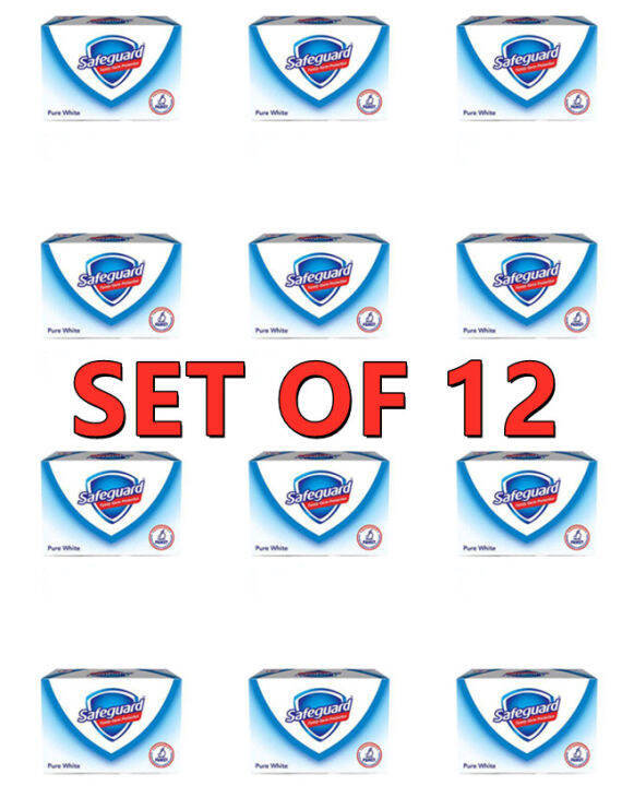 (SET OF 12 ) Safeguard Floral pure white 130g | Lazada PH