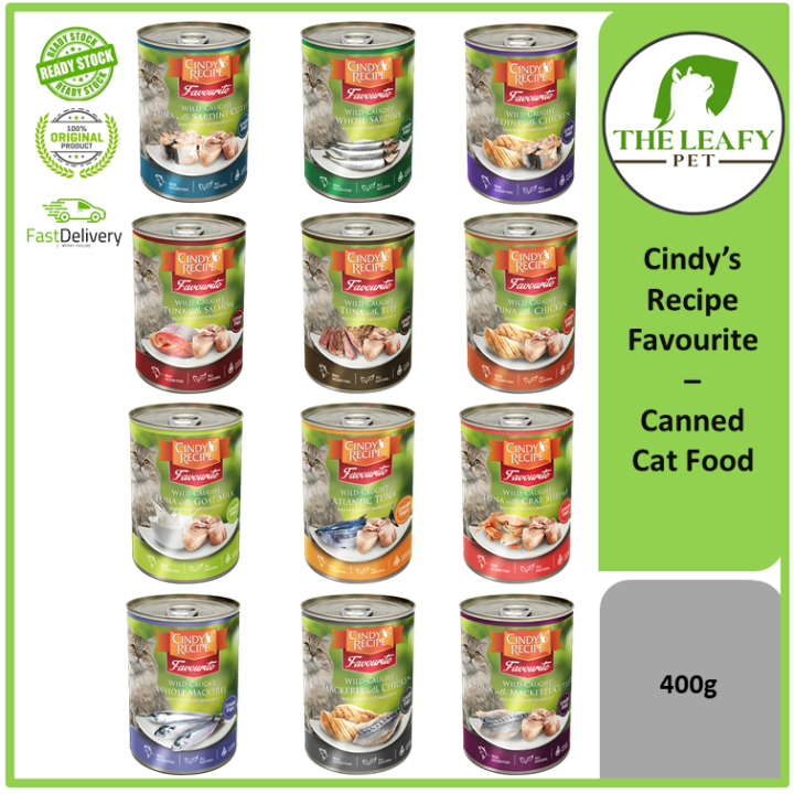 Cindy's Recipe Favourite Cat Food Canned - 400g | Lazada
