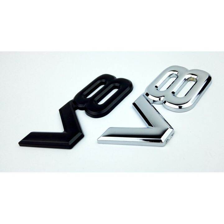 Fun car 1 x Metal 3D V8 Logo Car Rear Emblem Badge Sticker Toyota ...