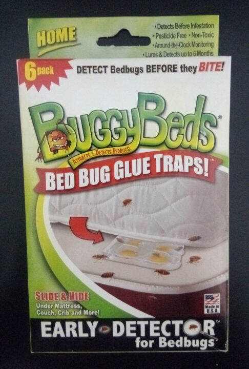 BuggyBeds Bed Bug Glue Traps Home 6 Pack | Lazada