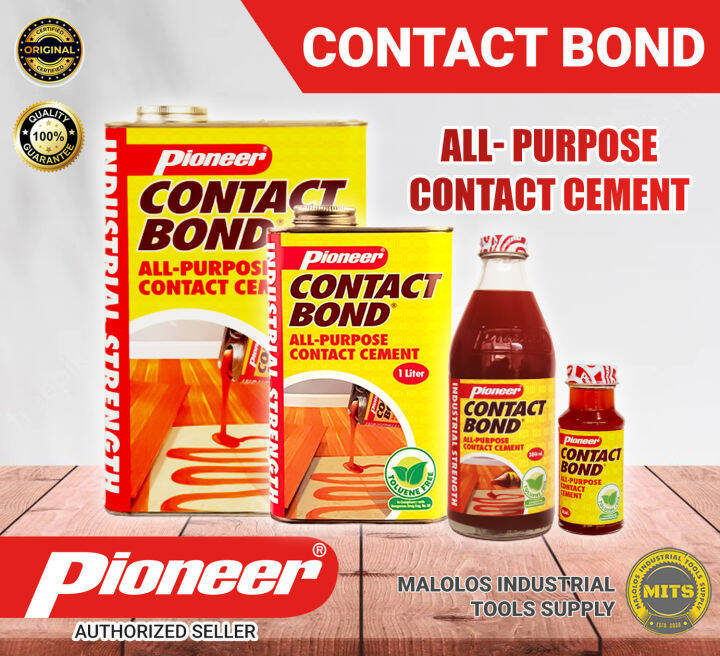 Pioneer Pro Contact Bond Contact Cement- All Purpose Toluene Free 50ML, 300ML, 1L & 1 Gallon ...