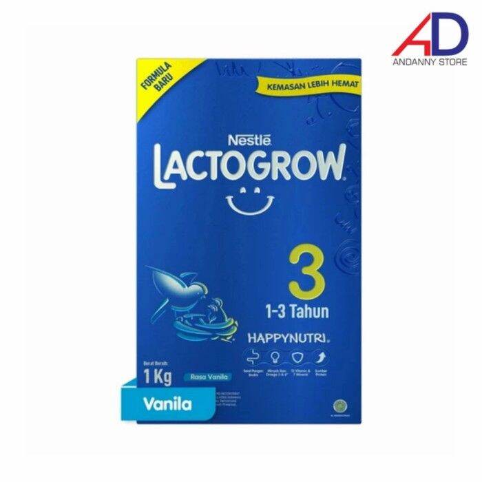 NESTLE LACTOGROW 3 1KG (1-3 TAHUN) / SUSU FORMULA LACTOGROW | Lazada ...