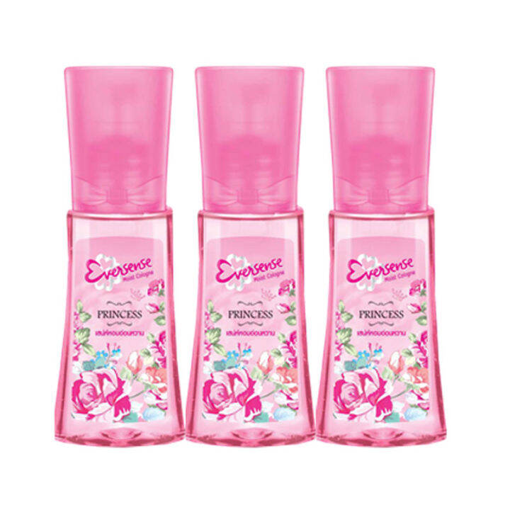 Eversense Moist Cologne Pink 45 ml x 3 : เอเวอร์เซ้นส์ มอยส์ โคโลญ ...