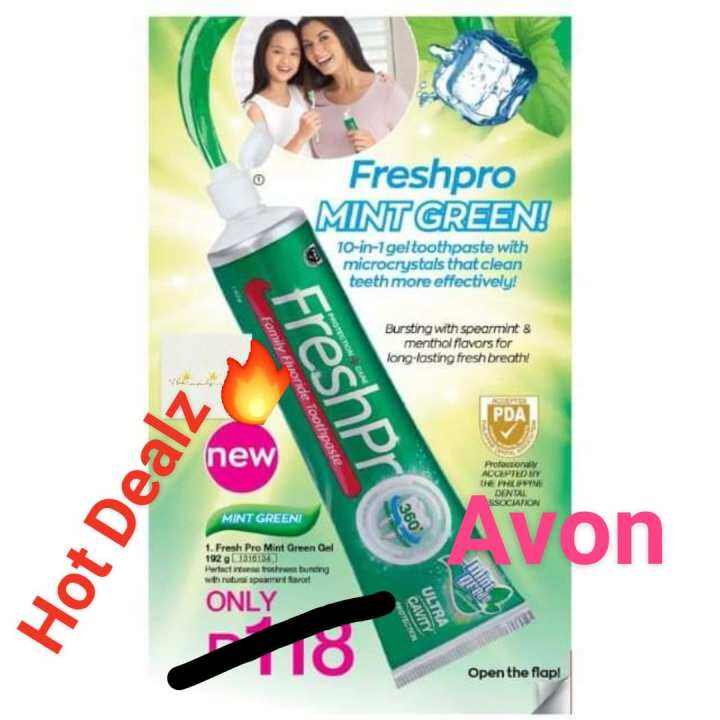 Avon Fresh Pro Menthol Toothpaste 192grams | Lazada PH