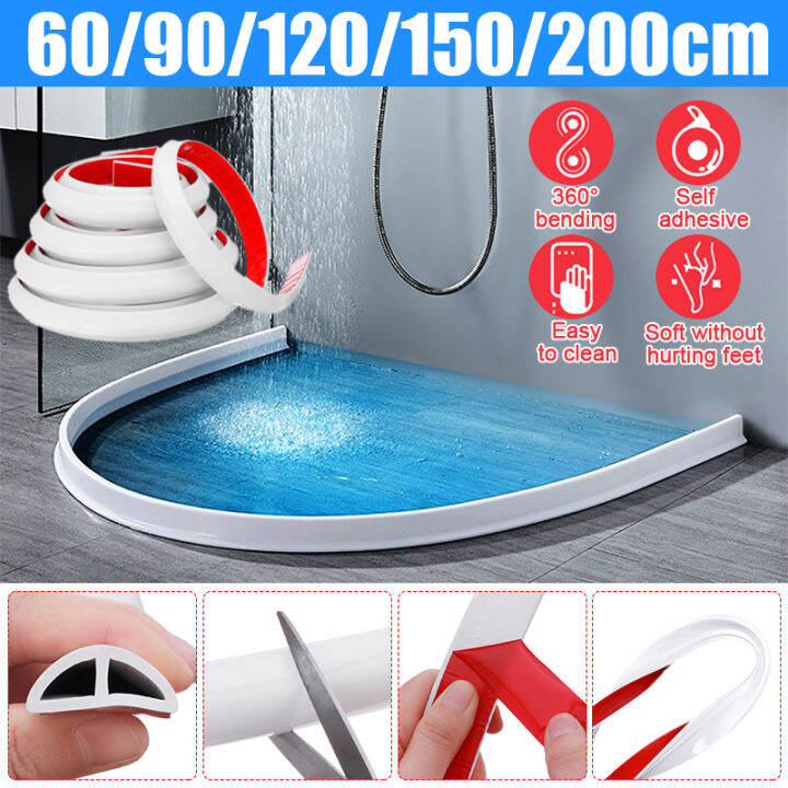 Bathroom Kitchen Water Stopper Dry and Wet Separation Silicone Adhesive ...