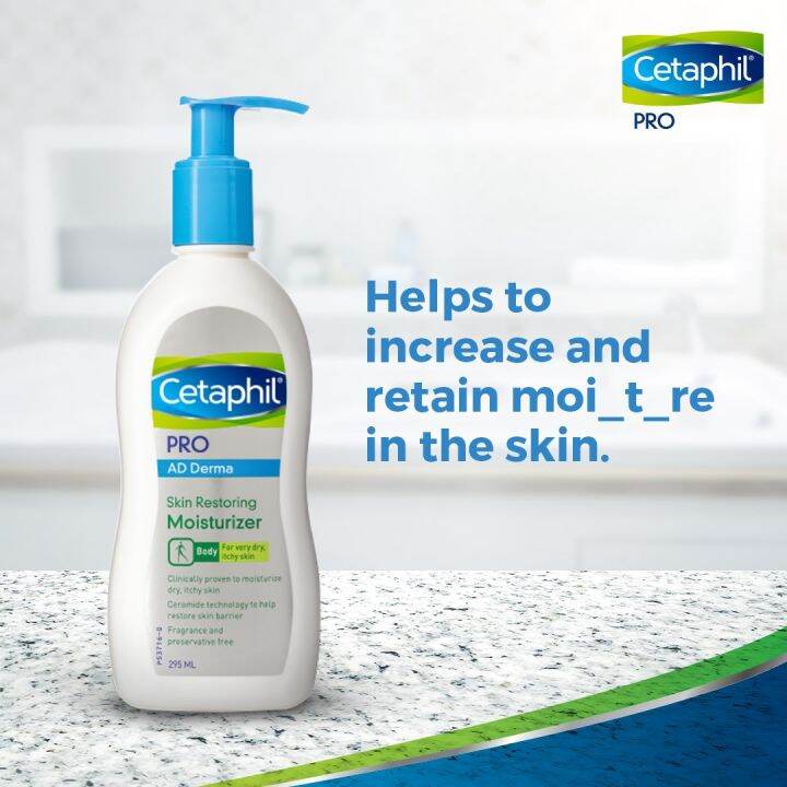 Cetaphil PRO AD Derma Skin Restoring Body Moisturizer 295ml | Lazada