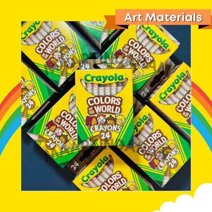 [Crayola] Colors of the World Crayons Skin Tone | Lazada PH
