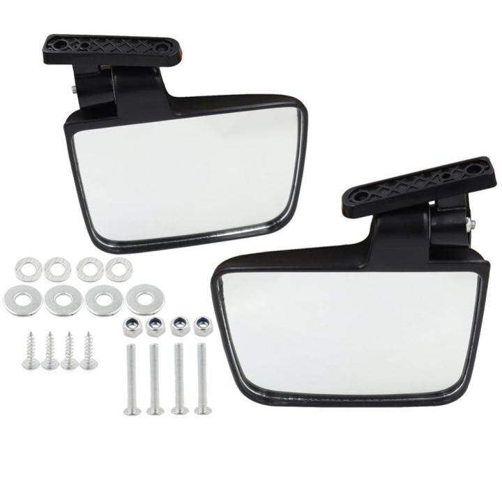 Golf Cart Side View Mirror Flexible Adjustment Convex Golf Cart Mirror ...