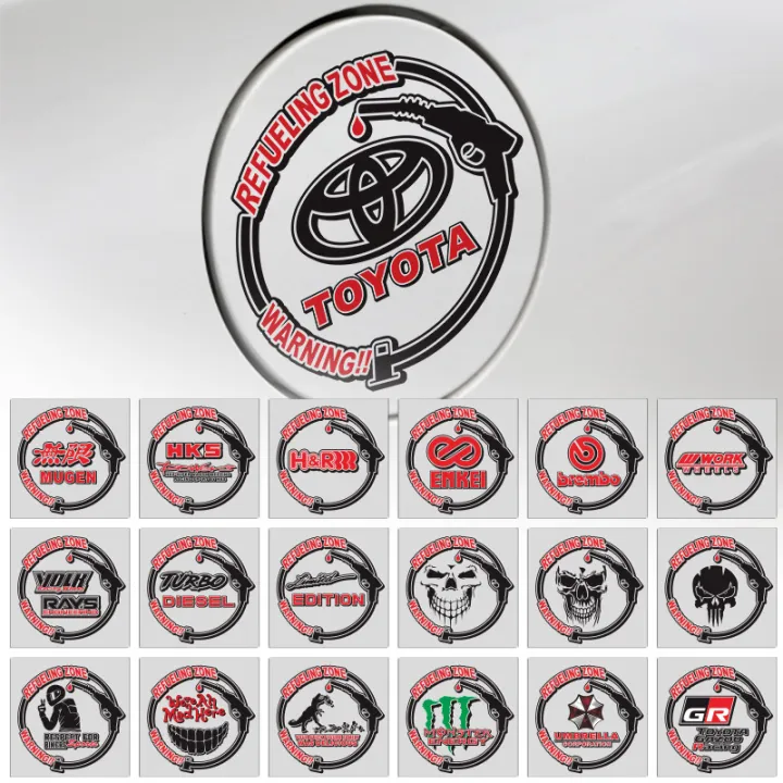 NT| Design and manufacture car personality sport fuel tank cap sticker ...