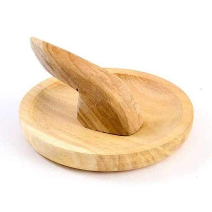 Cobek Sambal Kayu Tempat Sambal Kayu cobek kayu + ulekan TRADISONAL ...