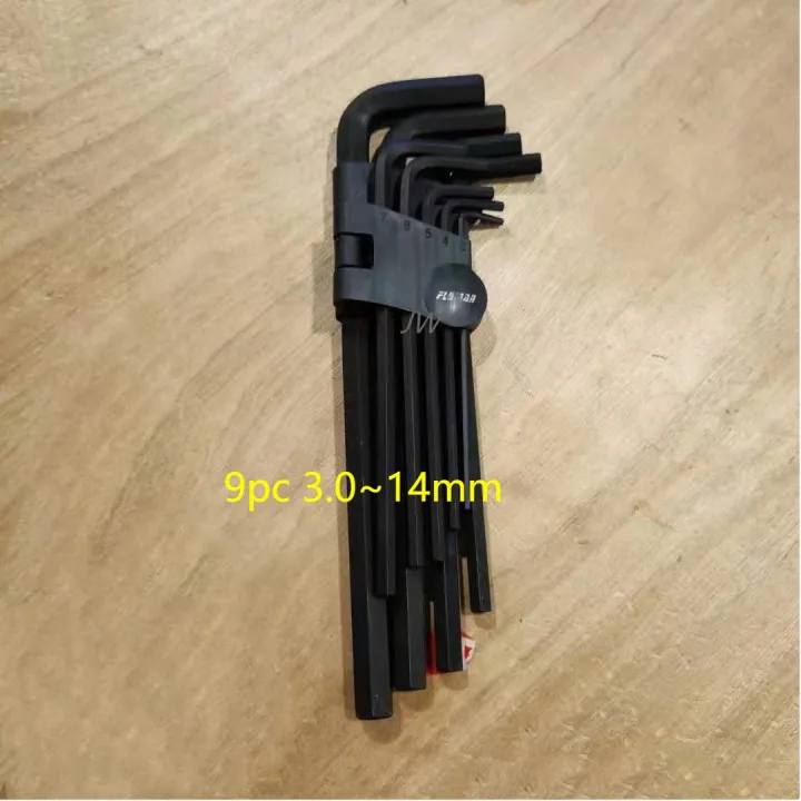 9pcs large allen key metric wrench steel set/ 9pc 3.0~14mm | Lazada PH