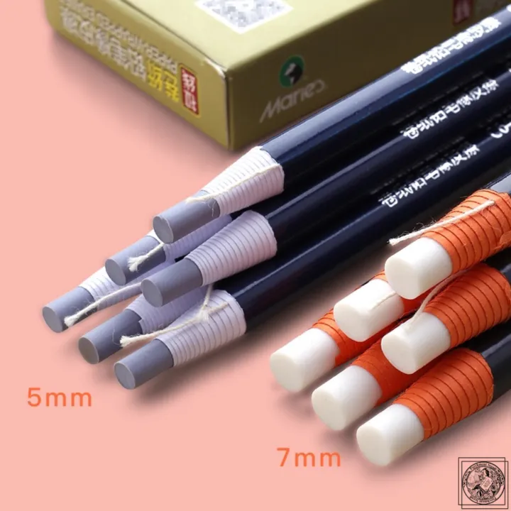 Parchment Scroll Roll Paper Eraser/Hand Tear Pen-Shape Eraser/Pencil ...