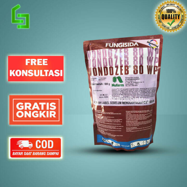 VONDOZEB 80 WP 500 GRAM FUNGISIDA mencegah penyakit busuk daun ...