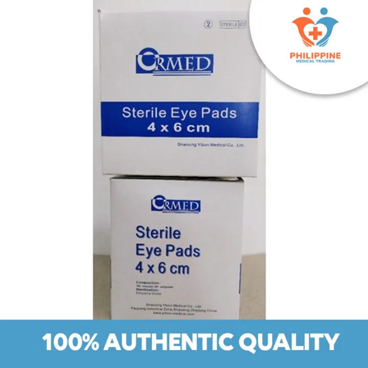Sterile Eye Pads 4X6 (Ormed) sold per box | Lazada PH