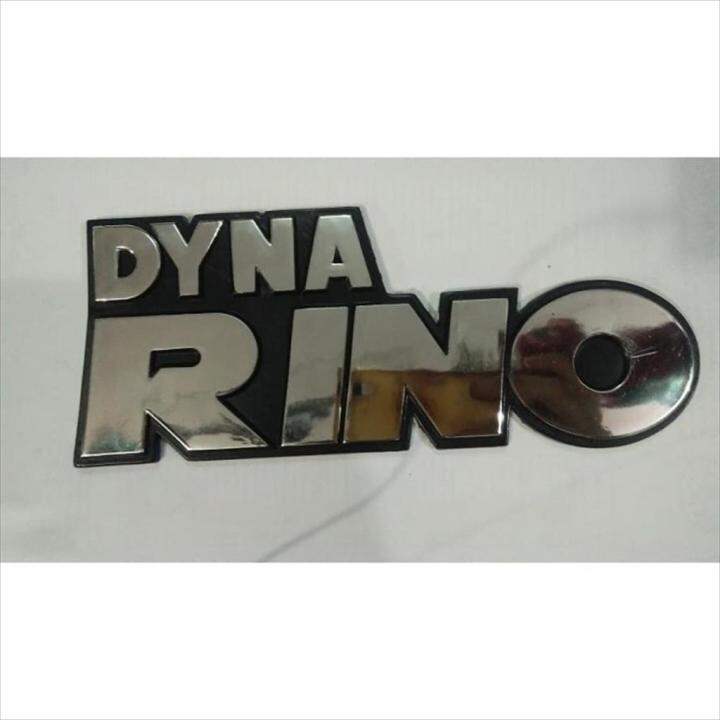 Emblem Logo Sticker Tempelan Tulisan Dyna Rino Panjang 21.7 cm | Lazada ...