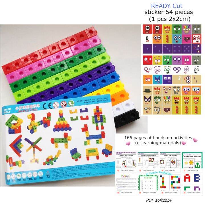 Numberblocks Sticker 54 pieces Waterproof Quality Sticker A5 Size ...