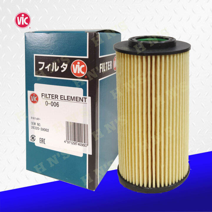 VIC Oil Filter O-006 for Hyundai Getz CRDI / Hyundai Accent 2006 - 2010 ...