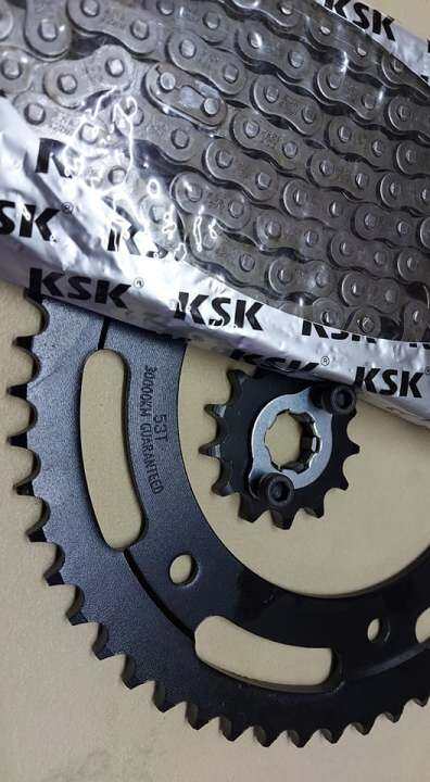 honda crf150L crf sprocket and chain set 428 variation ksk 49t 51t 53t ...