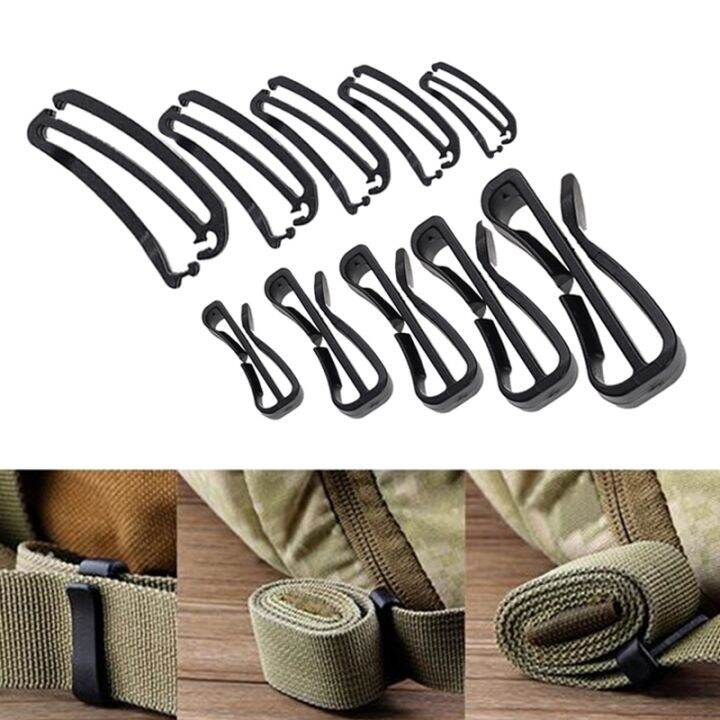 【CW】 molle attach webbing strap buckle waist belt end clip clasp adjust ...