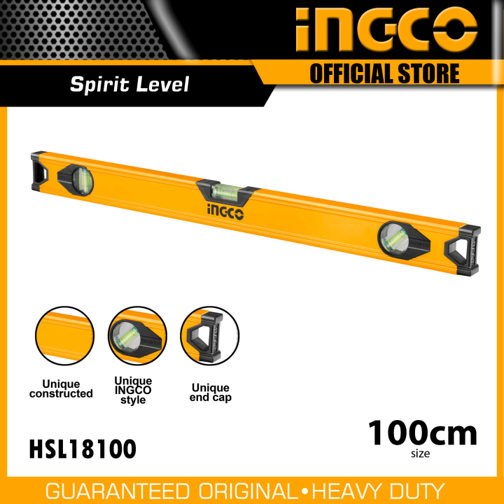 INGCO Spirit Level Leveling Tool 100CM HSL18100 HTSS | Lazada PH