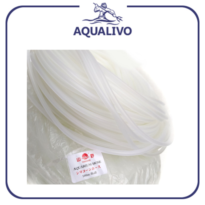 1 Roll Selang Aerator Udara 70 Meter Elastis Silicone Airasi Aquarium ...