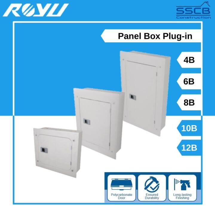 Royu Panel Box - Plug in 4/6/8/10/12 Branches | Lazada PH