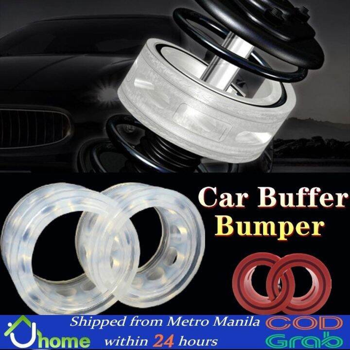 【SOYACAR】2Pcs Universal Car Shock Absorber Spring Buffers Bumper Car ...