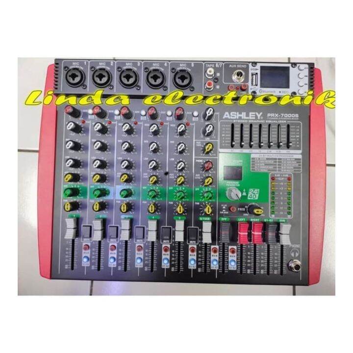 power mixer ashley prx7000s 7 channel PLUS SUBWOOFER ashley prx 7000s ...