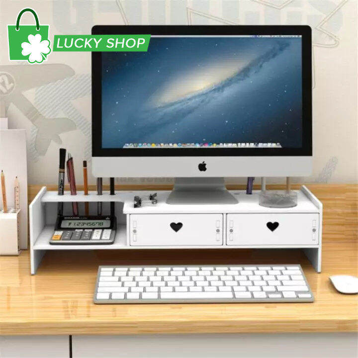 LUCKY SHOP Computer Monitor Increased Rack Desktop Rack Monitor Rack ...