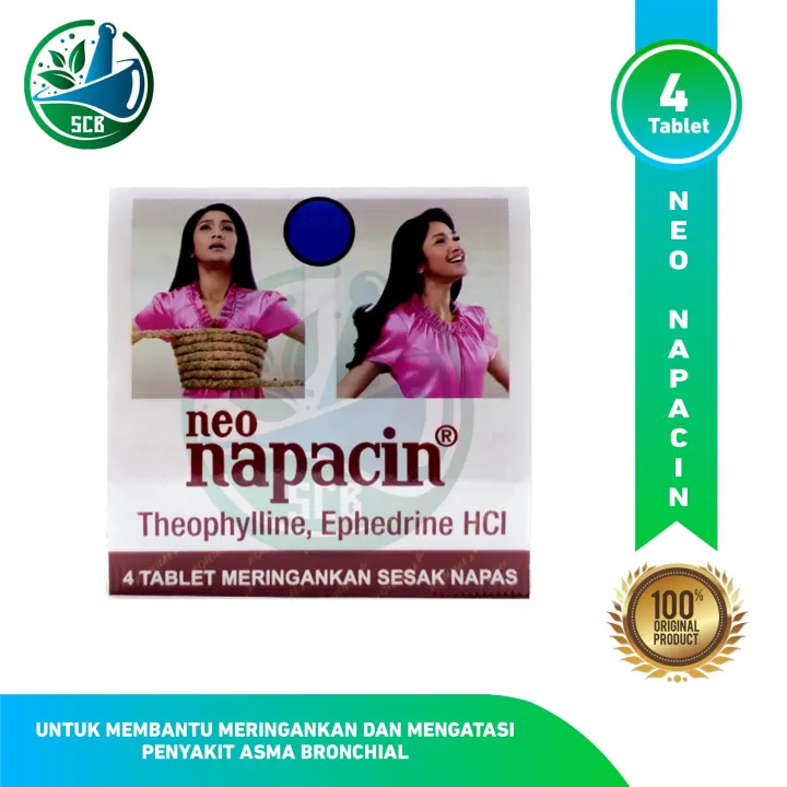 Neo Napacin 4 Tablet -Obat Asma atau Sesak Napas | Lazada Indonesia