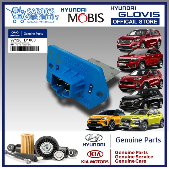 [Genuine] HAVC Blower Motor Resistor For Hyundai Kona , Tucson , Stonic ...