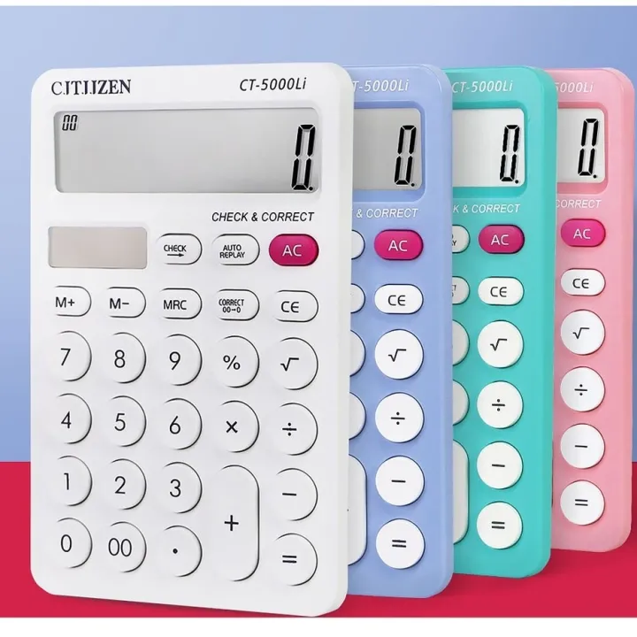 RqsyO9jD CJTJJZEN-CT-5000Li Casio Calculator 12-Digits Mini Calculator ...