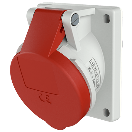 MENNEKES SOCKET, MENNEKES 1500, 32A, 5P, 400V, IP44, Industrial Plugs ...