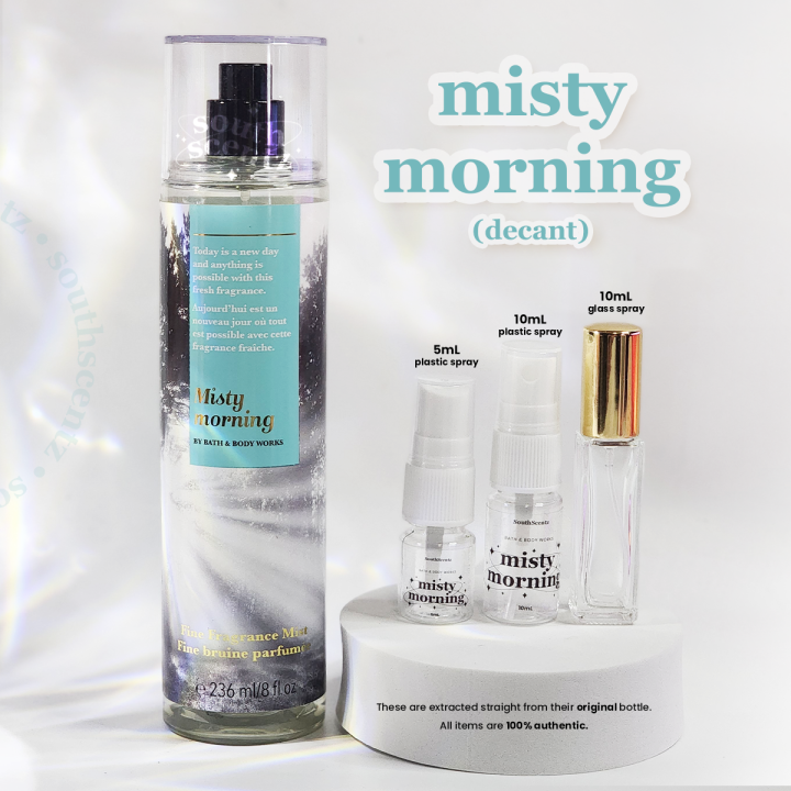 Misty Morning Bath and Body Works Body Mist BBW Decant 5mL 10mL ...