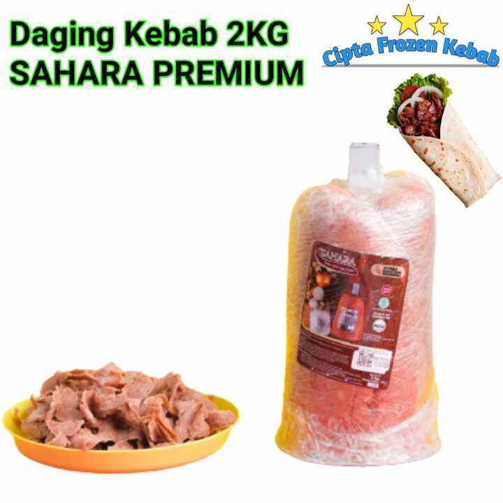 Sahara Daging Kebab Premium Dengan Tiang 2kg | Lazada Indonesia