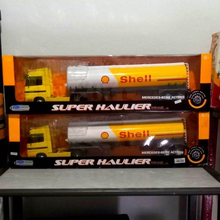 DIECAST TRUCK MINIATUR TRUK TANGKI MERCEDES SHELL | Lazada Indonesia