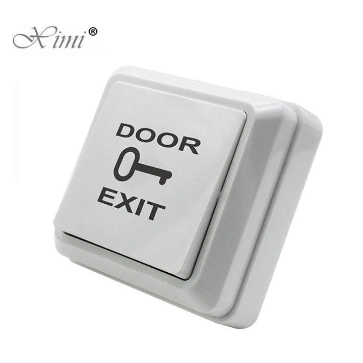 Push To Exit 6 Pack Button For Access Control VIS-7030. White Wide Size ...