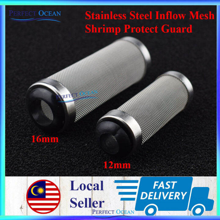 Stainless Steel Inflow Mesh Shrimp Protect Filter Guard 12 / 16mm 🌊 ...