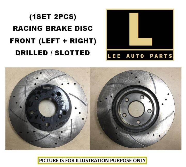 RACING BRAKE DISC (282MM) FRONT (2PCS) CIVIC FD SNA / FB TRO 1.8 2.0 ...